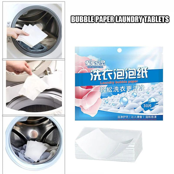 Laundry bubble paper (pack of 30pc) – Jayesh Variety
