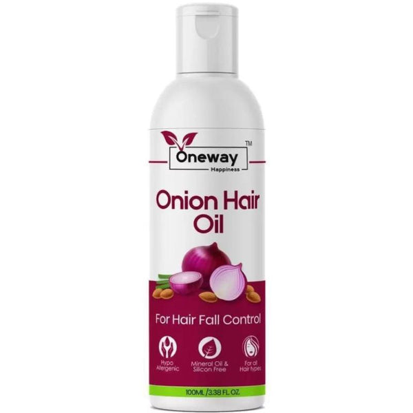 Oneway Happiness Onion Hair Oil For Hair Growth and Hair Fall Control – Jayesh Variety