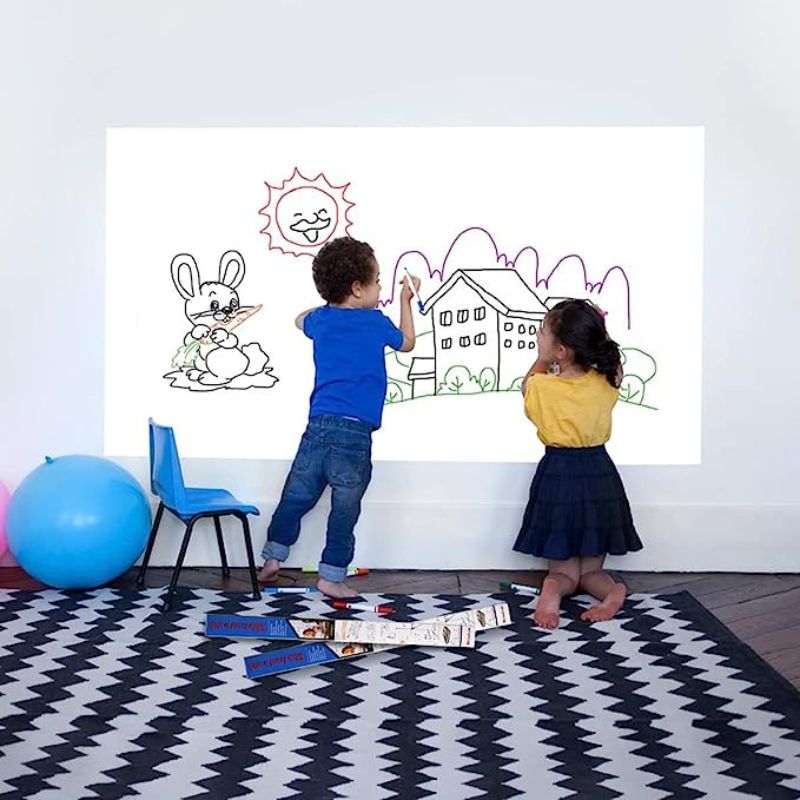 Self-Adhesive White Board Sticker Removable, Whiteboard Sticker Wall P ...