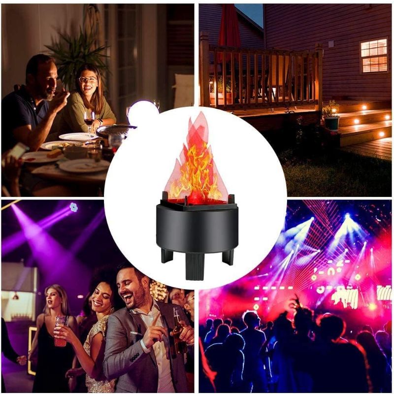 3D Fake Fire Light , Artificial LED Silk Flame Stage Effect Light Real ...