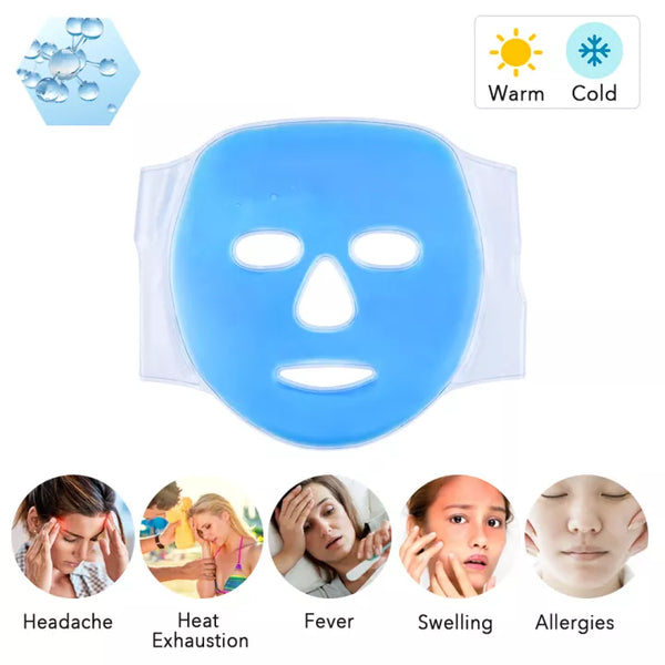 Blue Gel cooling mask for the face – Jayesh Variety