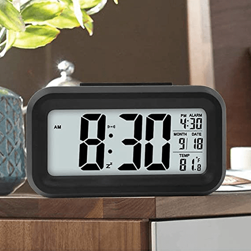 Black Optically Controlled Liquid Crystal Device Clock – Jayesh Variety