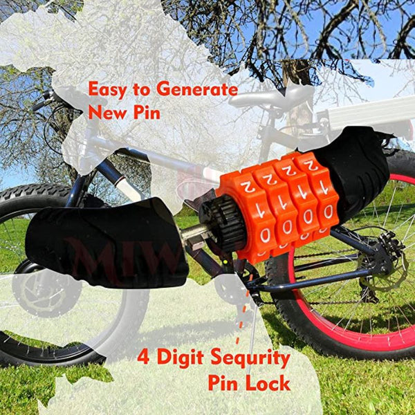 Number Lock Multipurpose Heavy Duty Anti-Theft Protection for Bikes/He ...