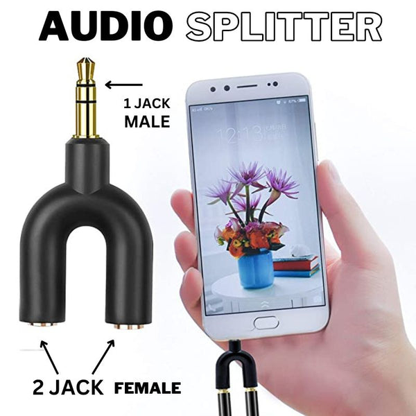 AUDIO SPLITTER JACK – Jayesh Variety