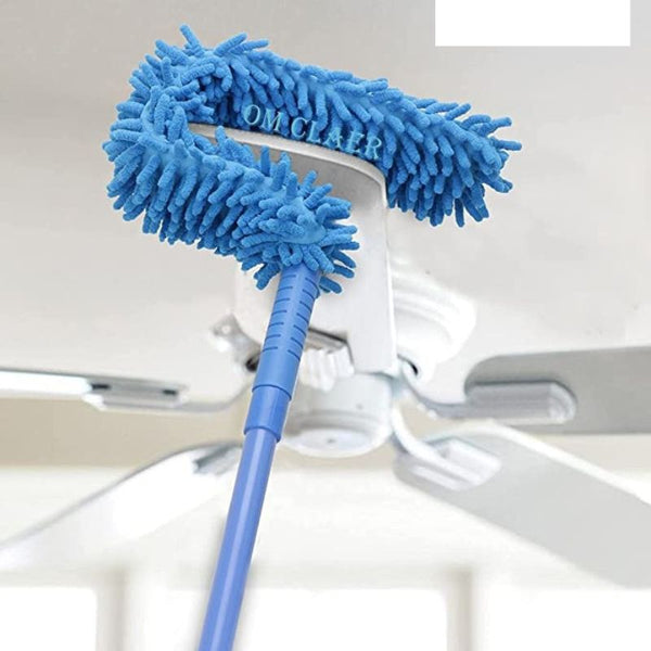 Fan Duster - Flexible Microfiber Cleaning Duster with Extendable Rod ...